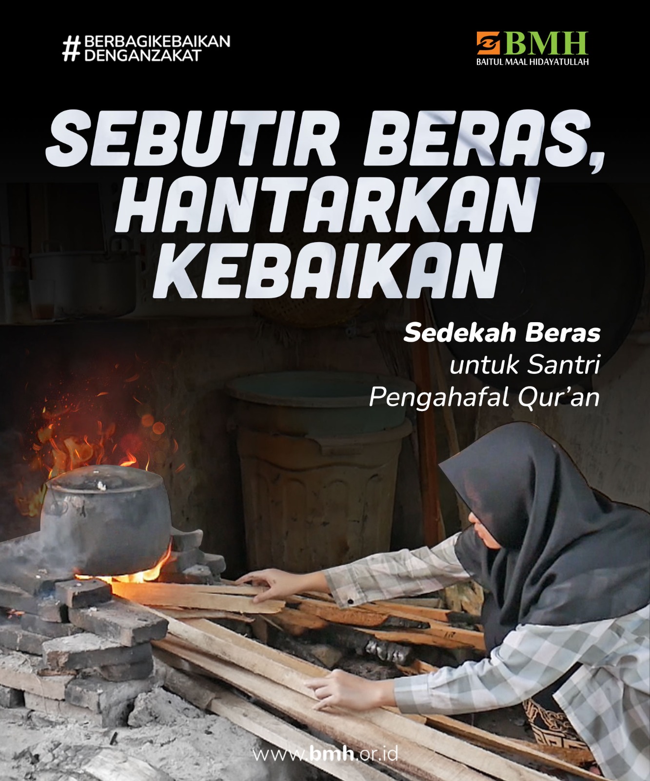 Campaign - Sebutir Beras Hantarkan Kebahagiaan - BMH Banten | BMH Platform